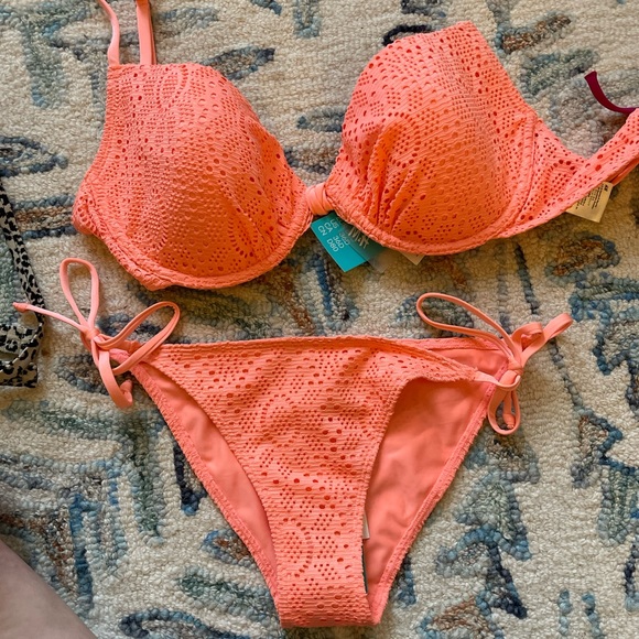 H&M | Swim | Hm Peach Bikini | Poshmark